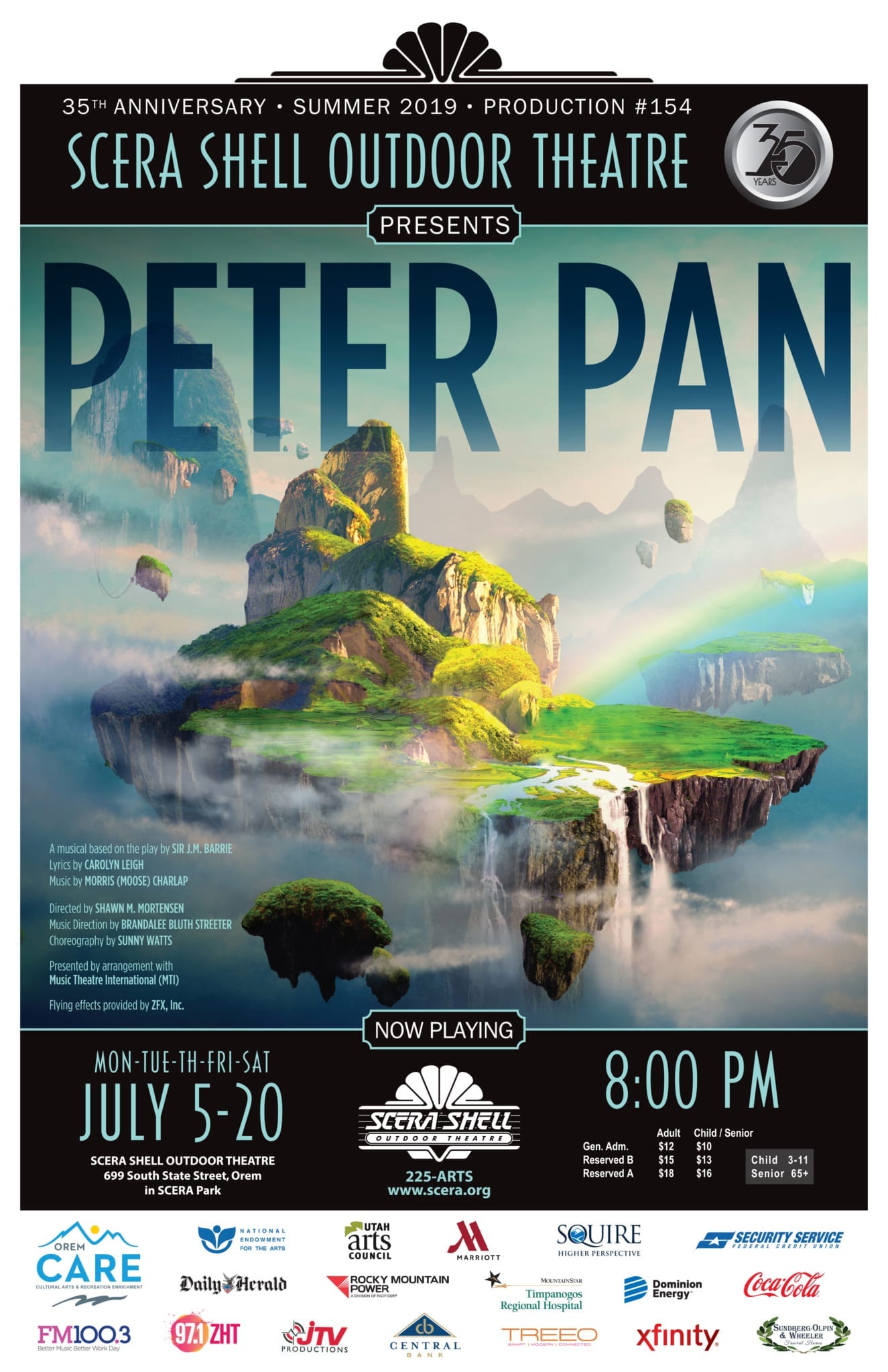 You could fly away with PETER PAN ... or stay in - Utah Theatre Bloggers