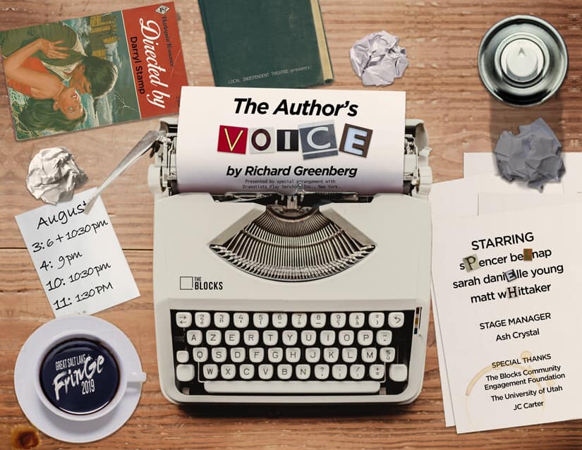 Directing is best part of THE AUTHOR'S VOICE at Fringe | Utah Theatre ...