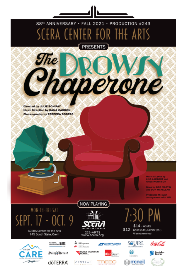 Come for a night of fun at SCERA's THE DROWSY CHAPERONE | Utah Theatre ...